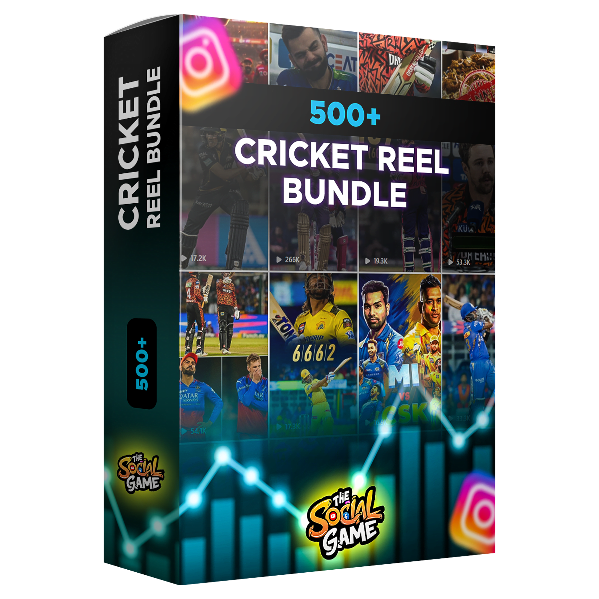 1500+ Motion Graphic Reel Bundle - The Social Game